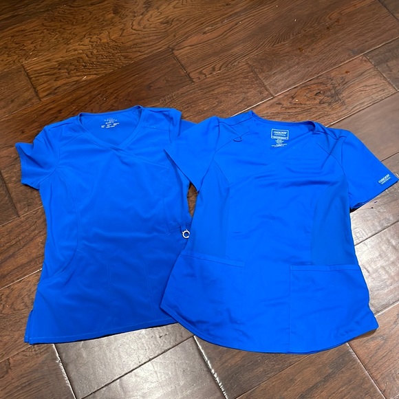 Cherokee | Tops | Cherokee Infinity Xs Scrub Top Royal Blue And Small ...